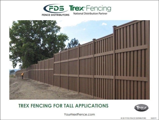 trex-fencing-for-tall-fences | Trex Fencing FDS